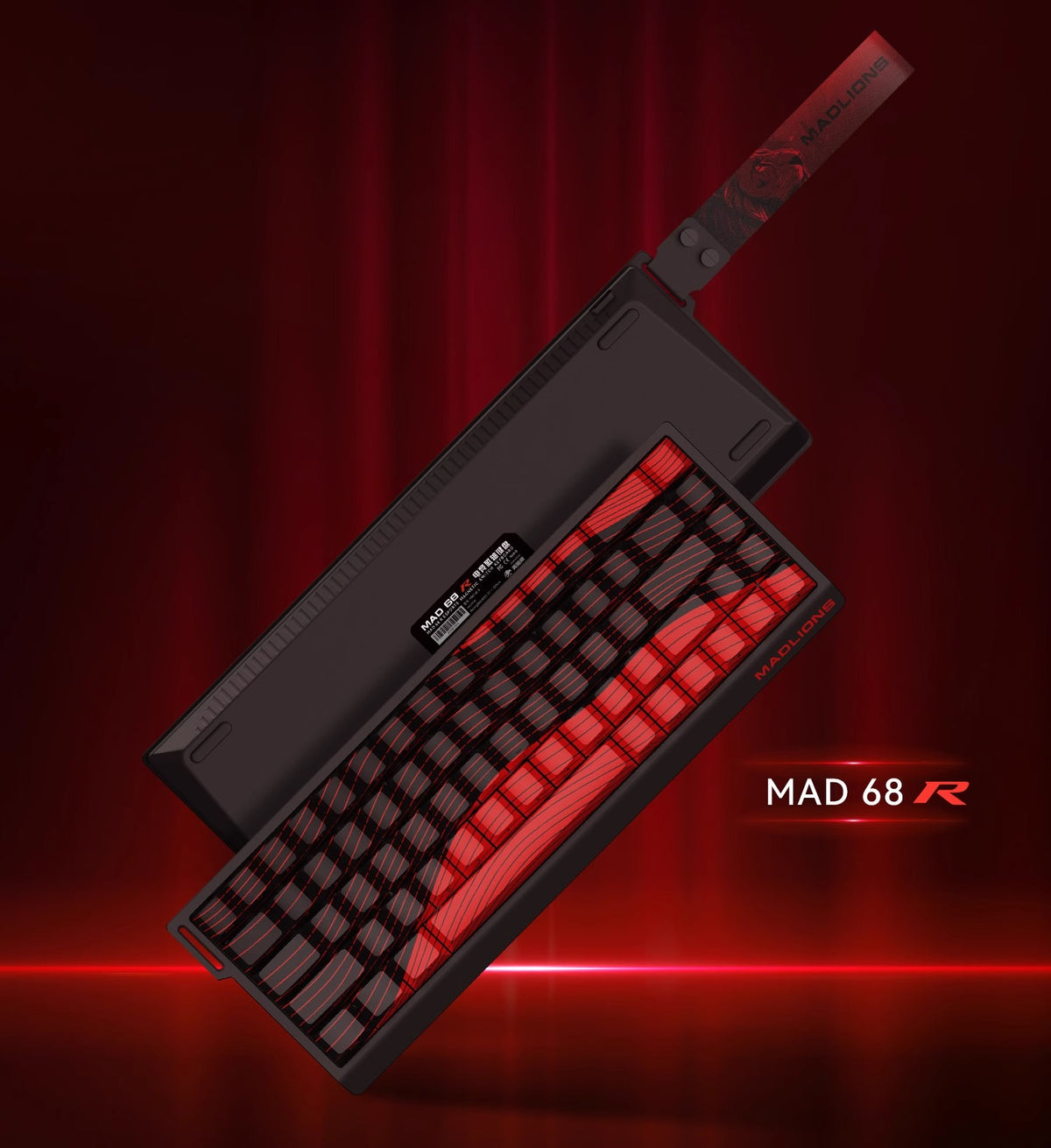 MADLIONS MAD68HE Magnetic Gaming Keyboard – 8000Hz Customizable Layout