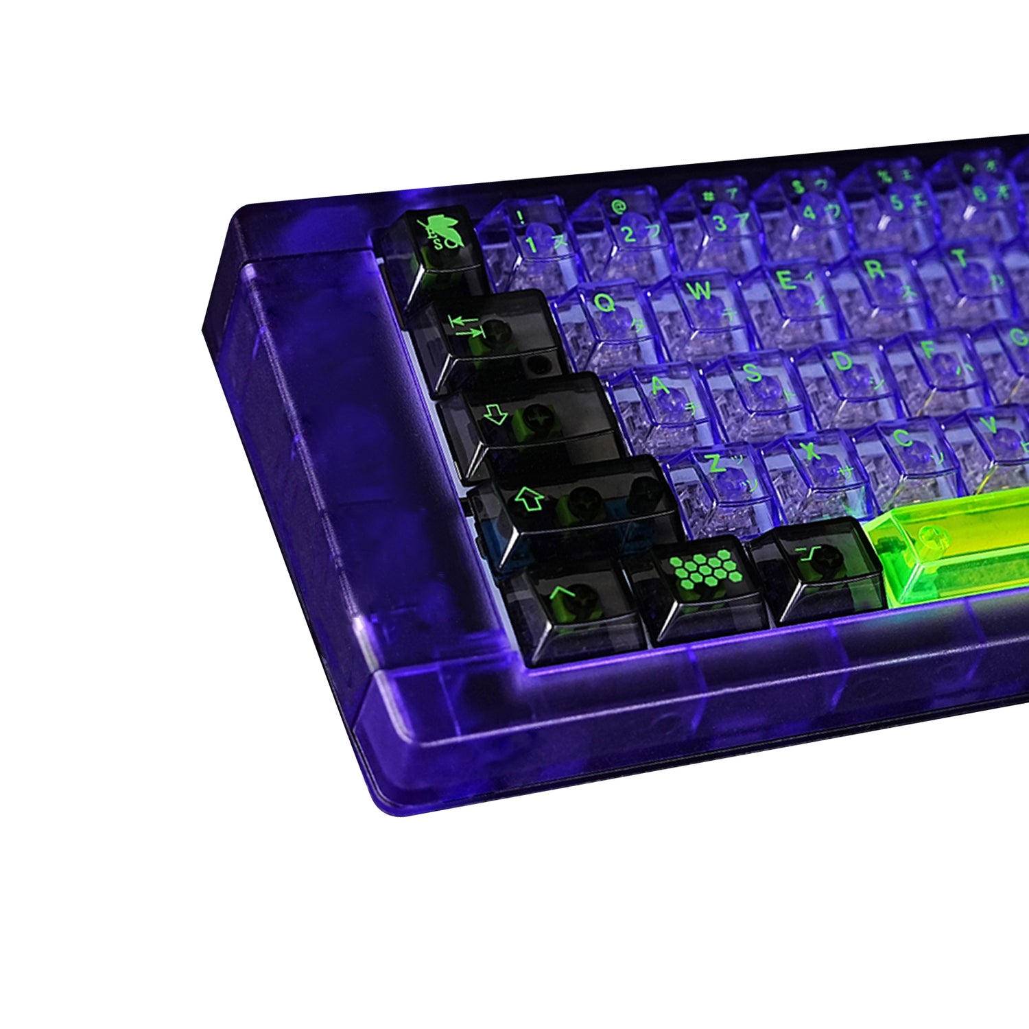 Transparent Eva Mech Kyecaps | Diykeycap