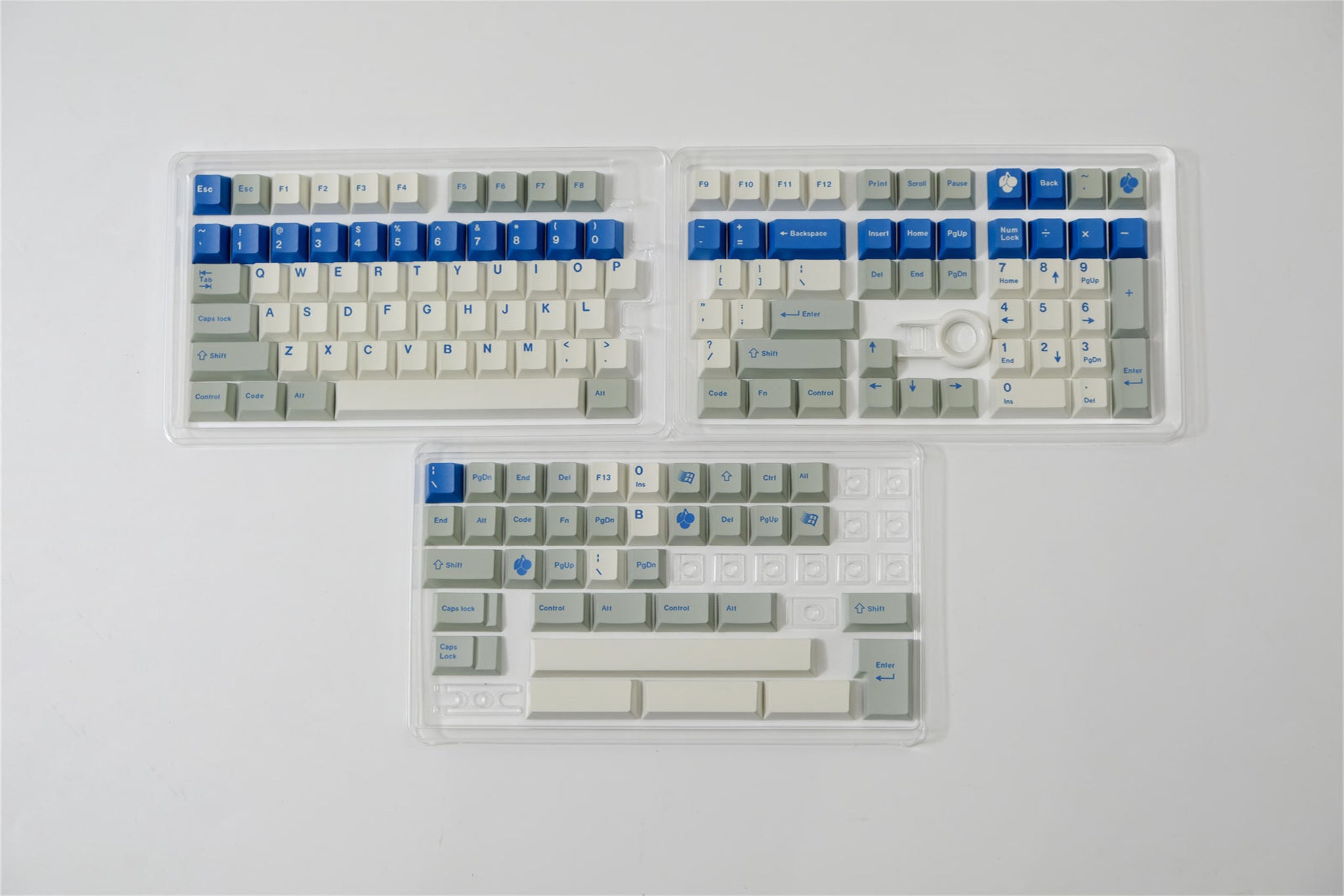Blue Police Keycaps