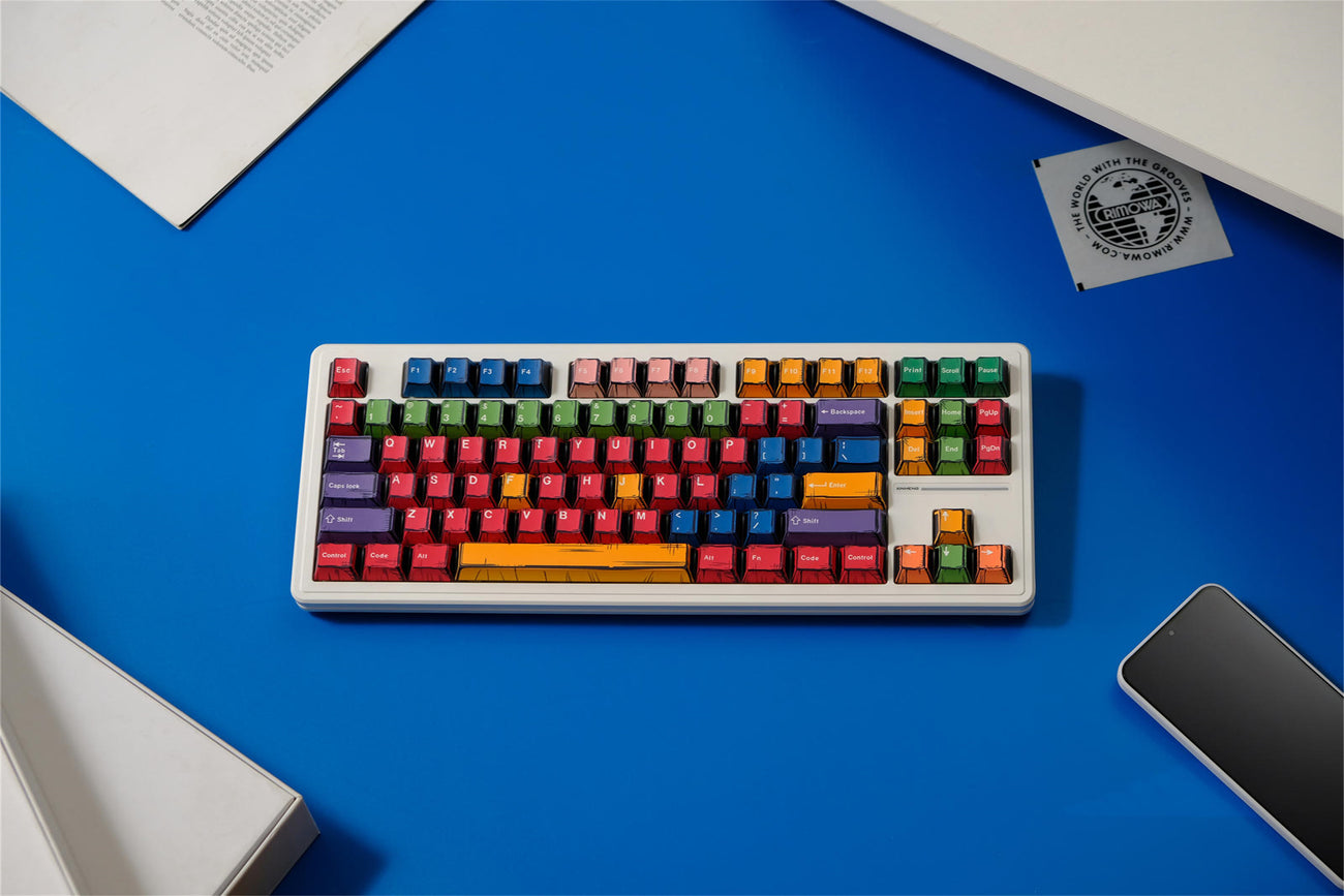 Comic book crafts Keycaps | Diykeycap