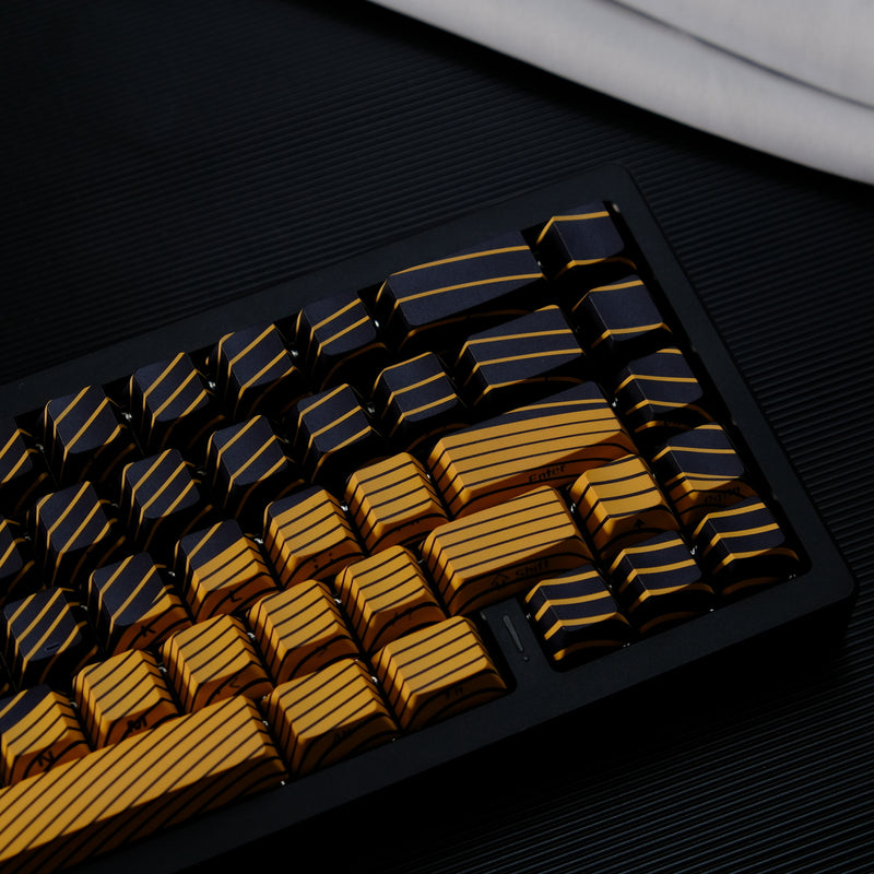 Magnetic Wave keycaps Dye-Sub PBT Keycaps for Wooting 60He