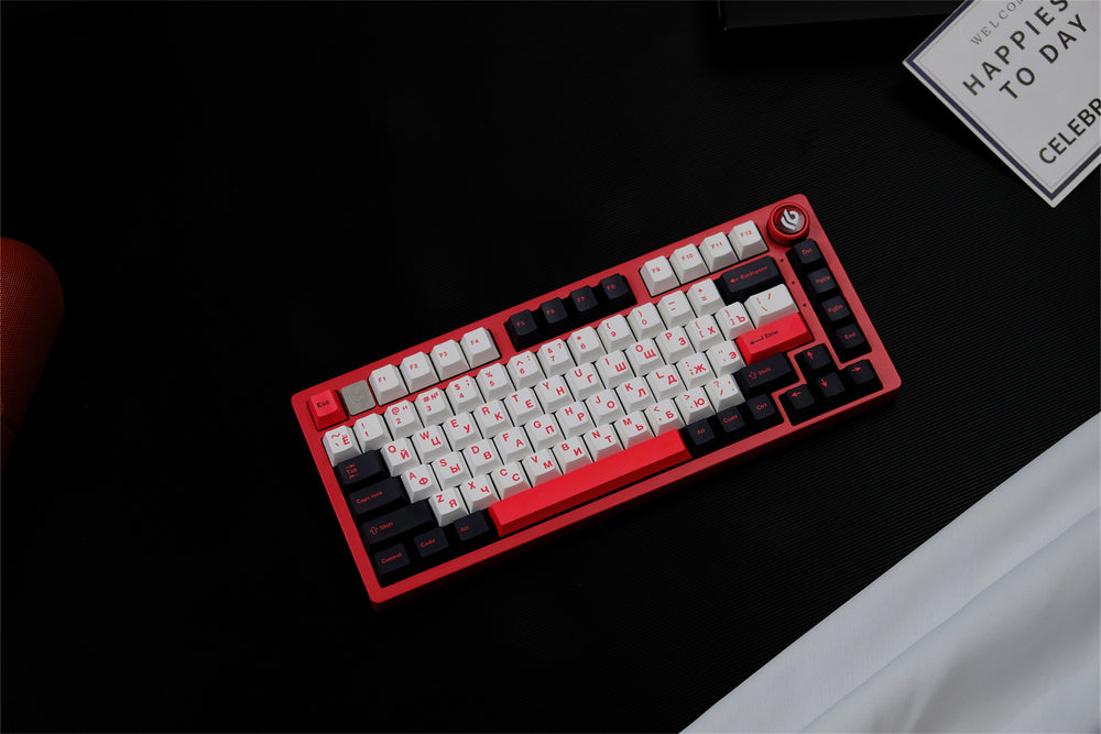 "Red Alert" Style Russian Keycaps | Diykeycap