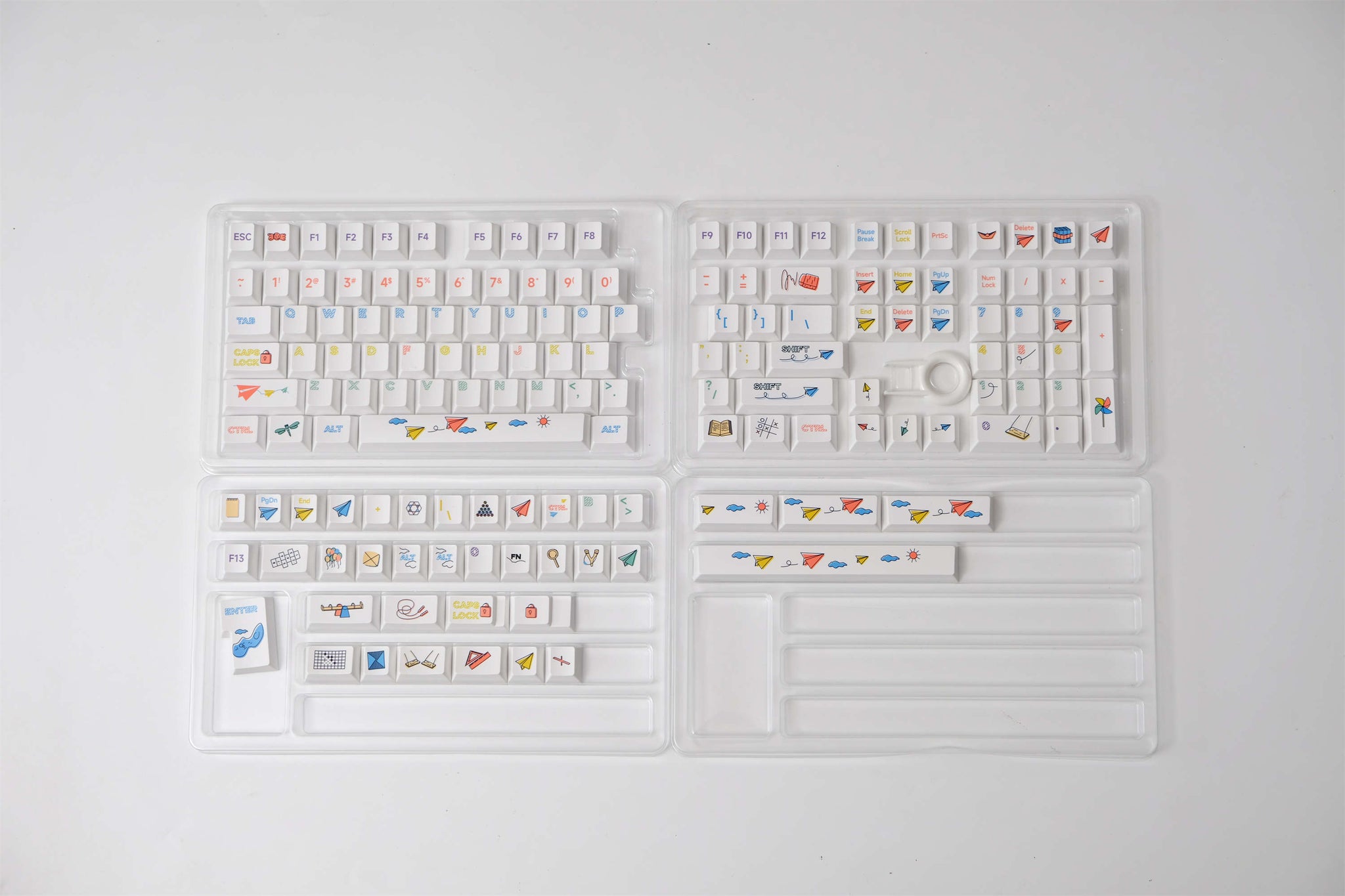 Paper Airplane PBT Keycaps