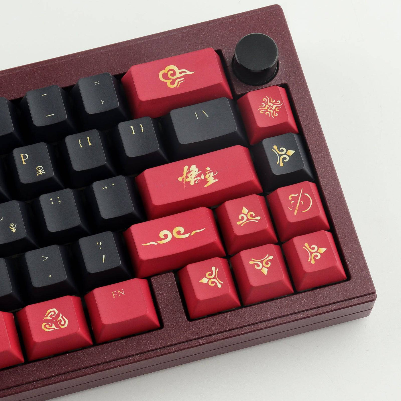 Black Myth Wukong Keycaps: PBT Perfection for Wooting 80HE & 60HE Keyboards