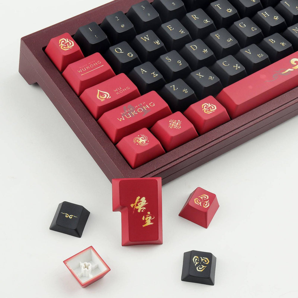 Black Myth Wukong Keycaps for Wooting 60HE & 80HE Keyboards