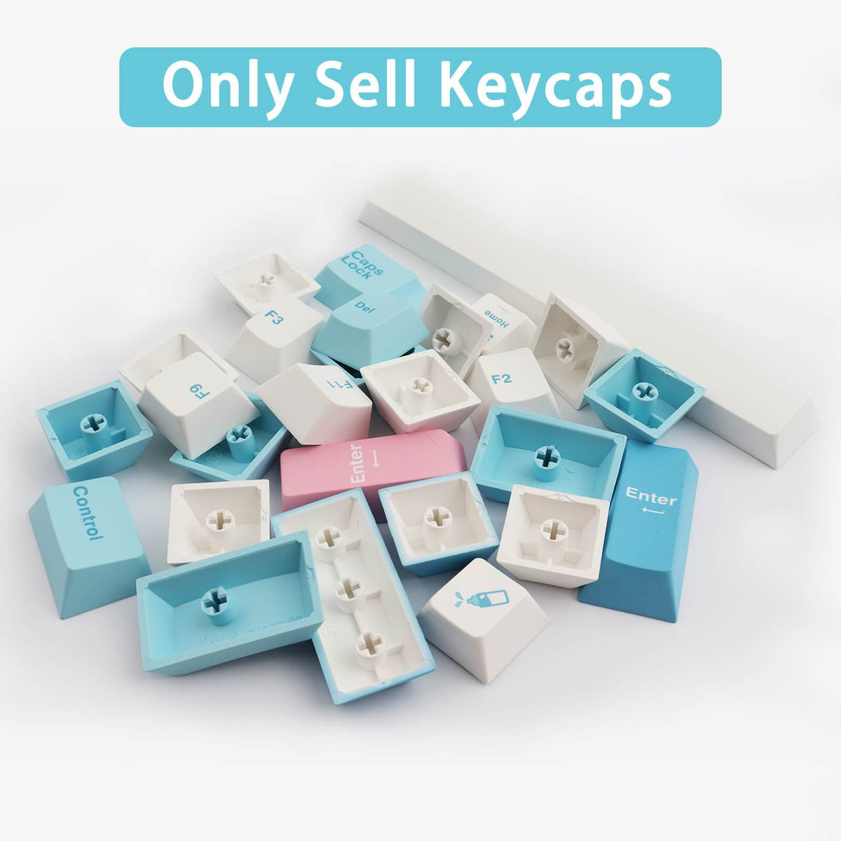 PBT keycaps Sublimation 142 KeysMilk Cover Keycaps Cherry Profile ...