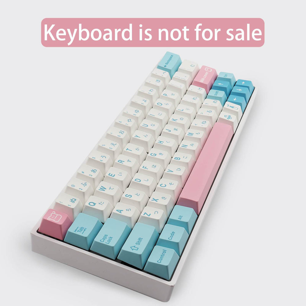 PBT keycaps Sublimation 142 KeysMilk Cover Keycaps Cherry Profile ...