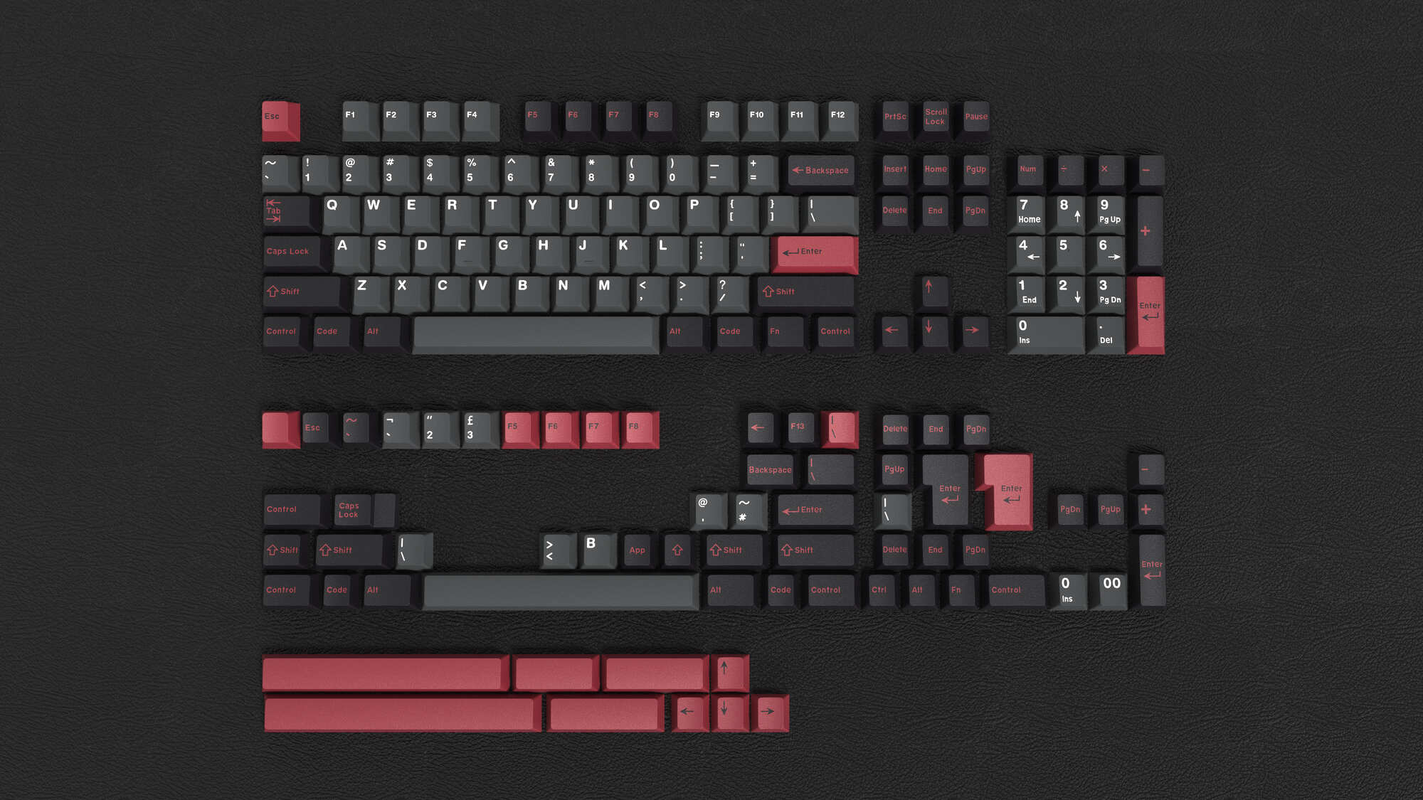 Evil Dolch Keycaps Keycap Cherry Profile ABS double shot Personalized ...