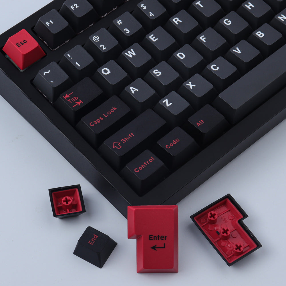 Evil Dolch Keycaps Keycap Cherry Profile ABS double shot Personalized ...