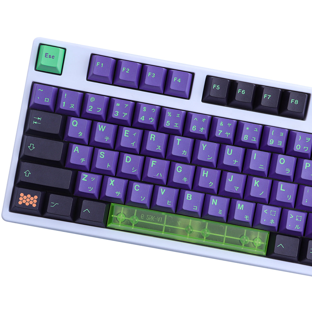 GMK EVA Mecha Keycaps Cherry Profile PBT DYE-SUB 135 Keys Keycap For ...