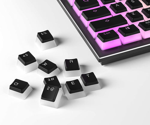 108 Double Shot PBT Black Pudding Keycaps hyperx pudding keycaps|Oem ...