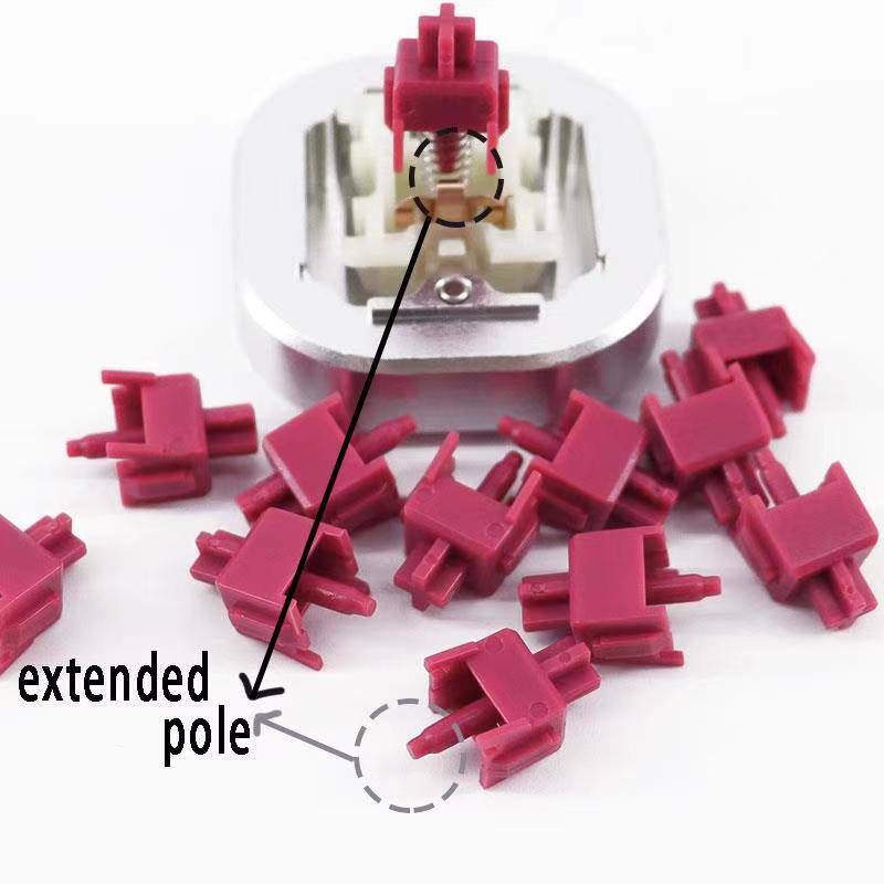 Burgundy Switch Stem Mechanical Keyboard Switches Stem Repair Linear ...