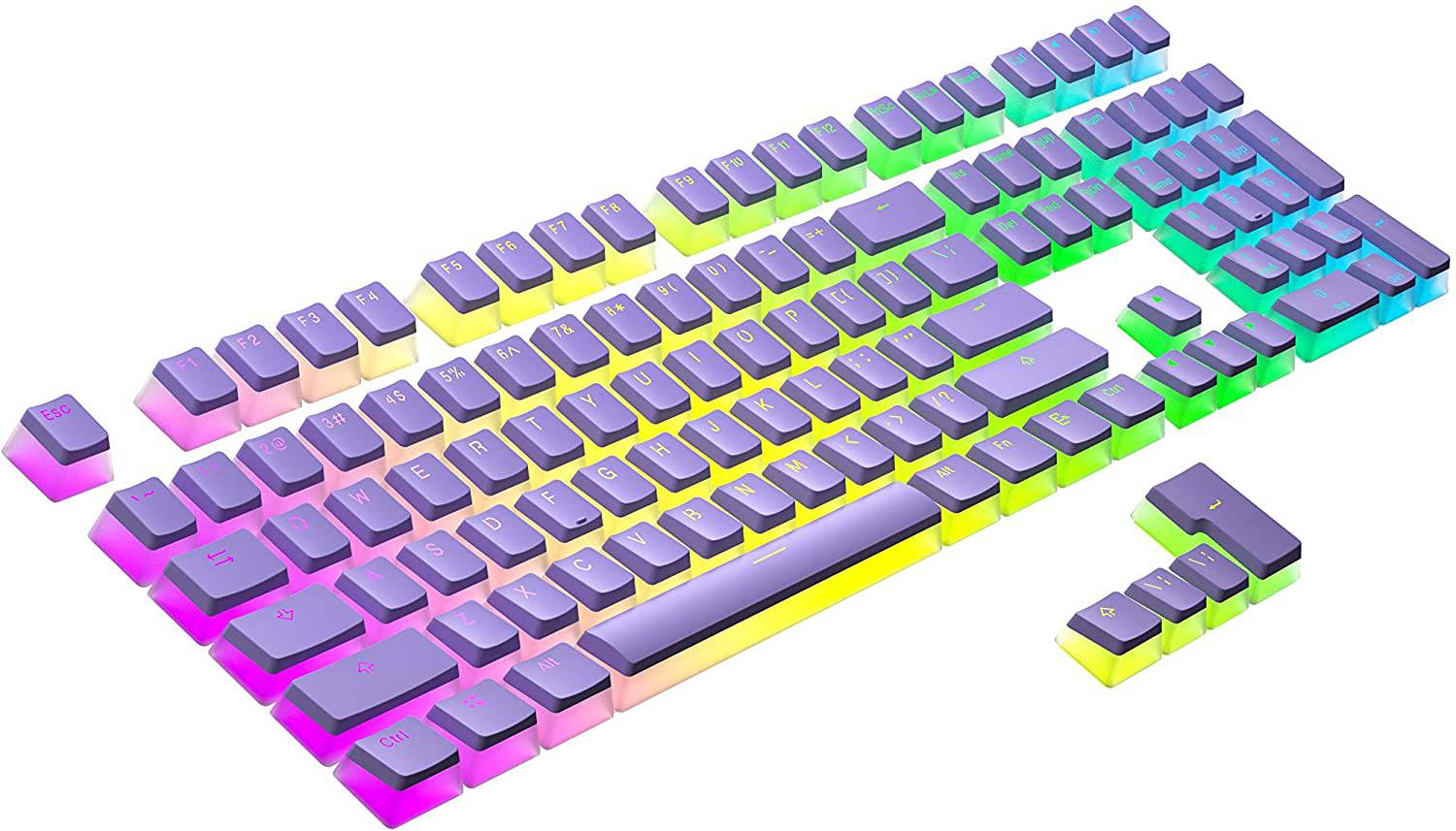 Lavender Pudding Keycaps | Diykeycap