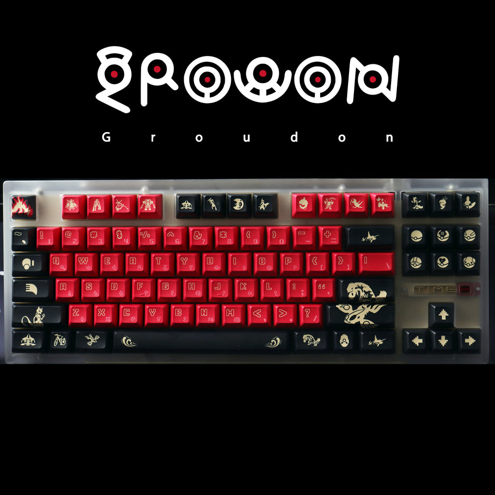 Groudon Keycaps | Diykeycap