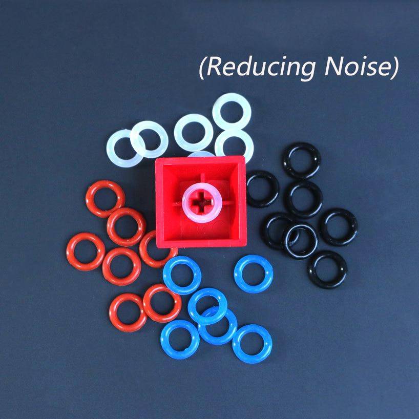 Switch Keycap O-Ring Sound Dampeners White For Mechanical Keyboard Keys ...
