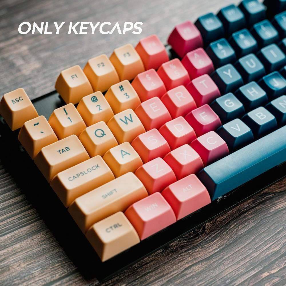 145/112 Key Double Shot SA Ball Cap Keycap Personalized Gradient Color ...